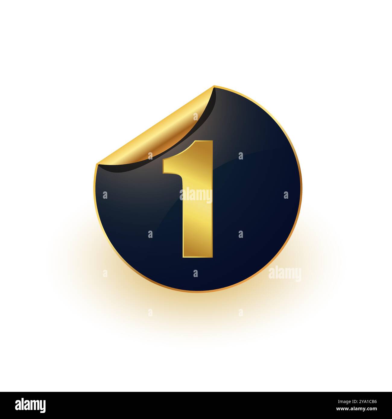 Number one label design first sign vector Cut Out Stock Images ...