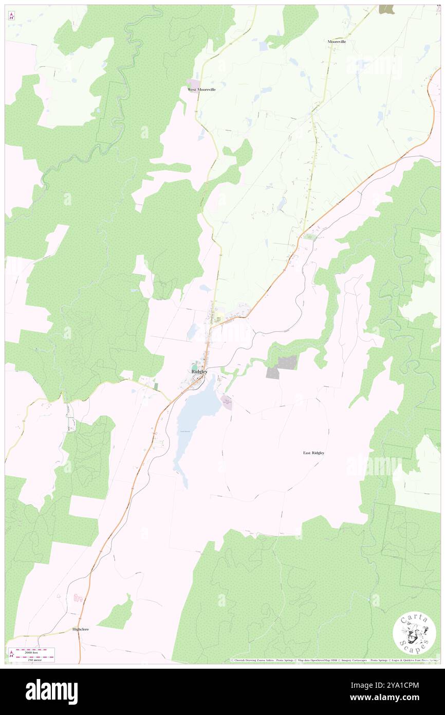 Map of ridgley hi-res stock photography and images - Alamy