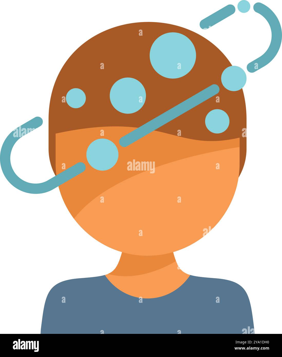 This icon represents a common symptom of vertigo, characterized by a ...