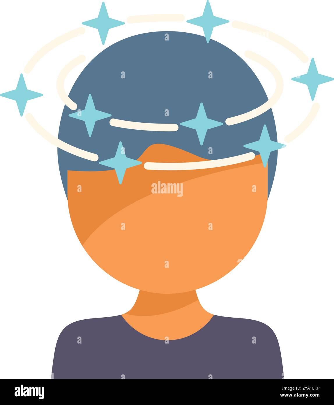 Suffering concussion Stock Vector Images - Alamy