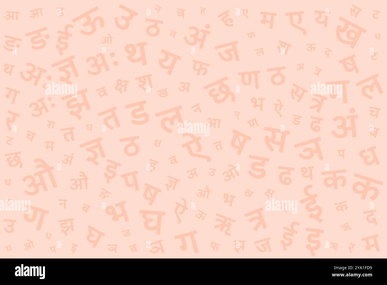 national hindi font letters pattern for hindi diwas day celebration ...