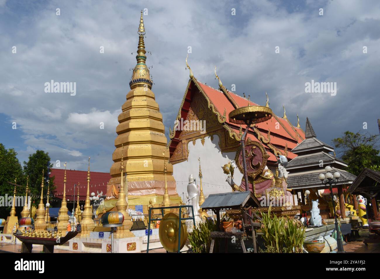 Wat Chetawan, Phrae, Thailand Stock Photo - Alamy