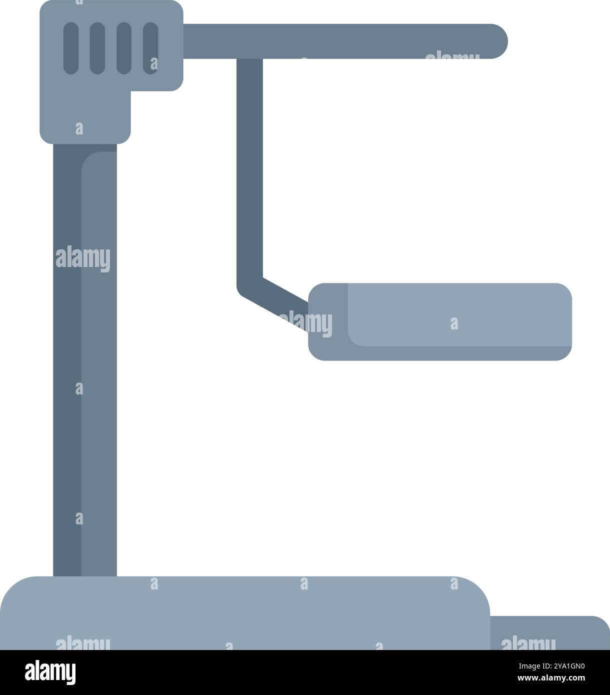 Leg curl machine Stock Vector Images - Alamy