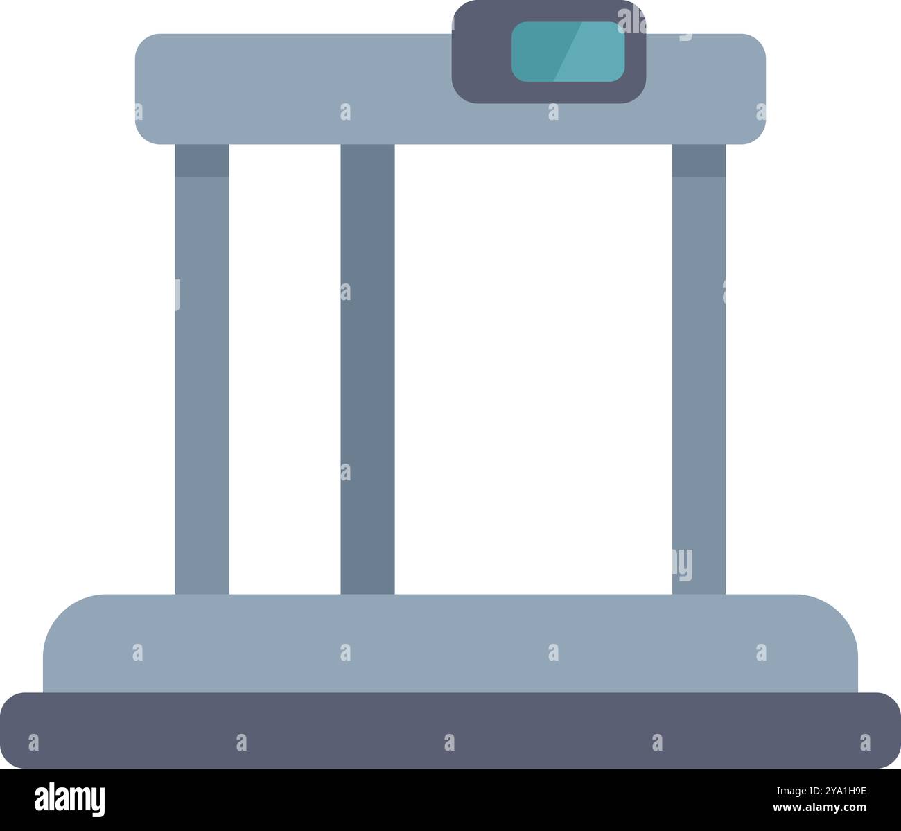 Scanning equipment detecting dangerous objects, airport security check ...