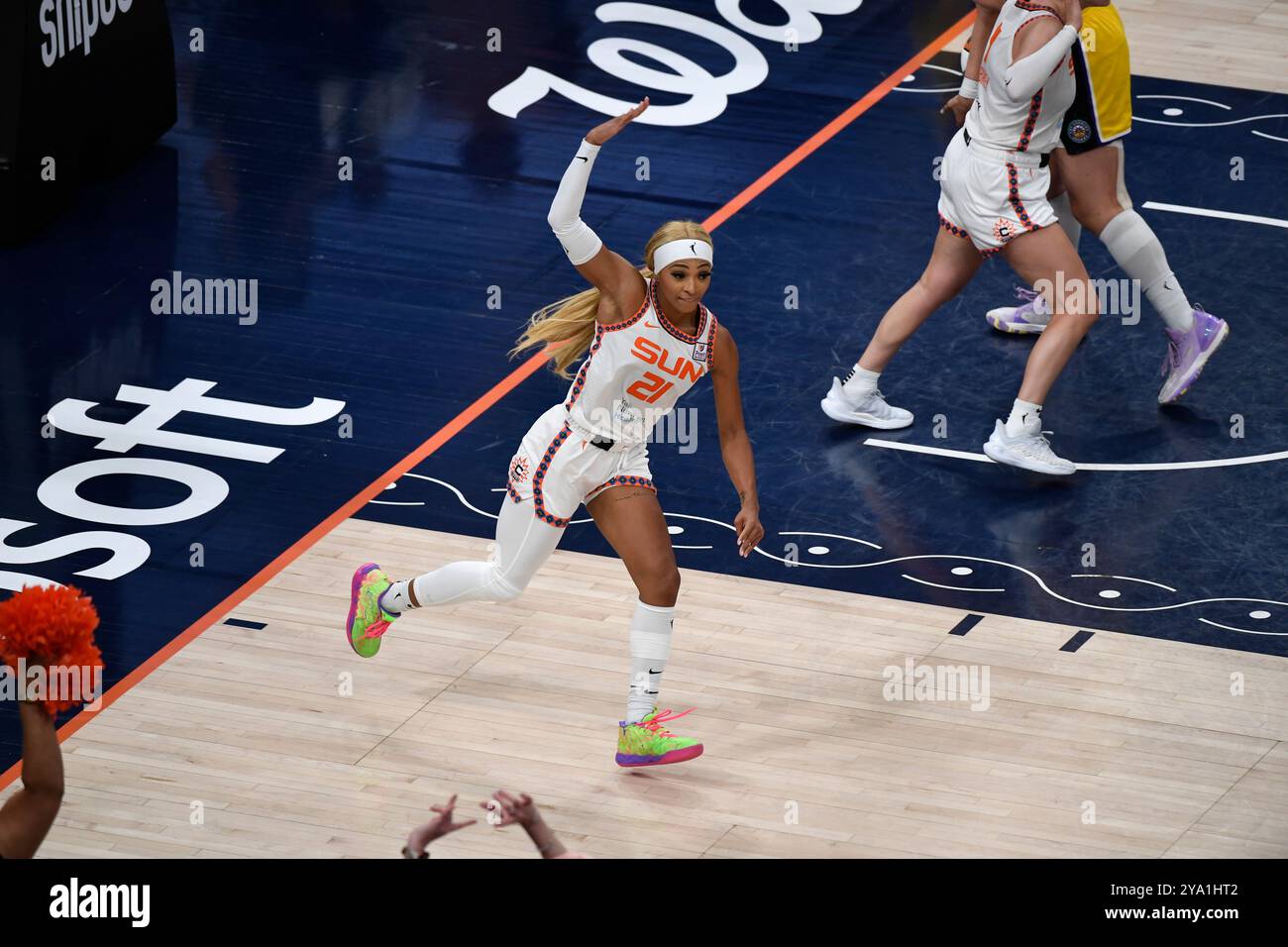 August 20, 2024: Connecticut Sun guard/forward DiJonai Carrington (21 ...