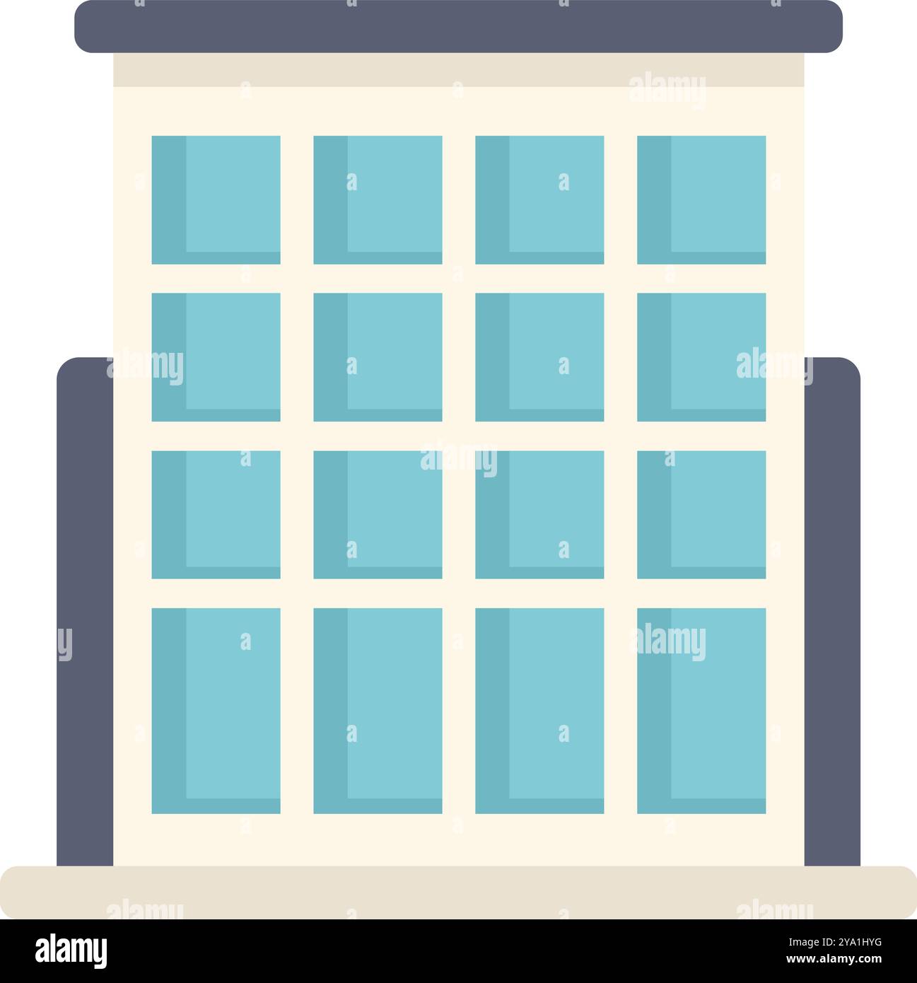 Office building showing commercial Stock Vector Images - Alamy