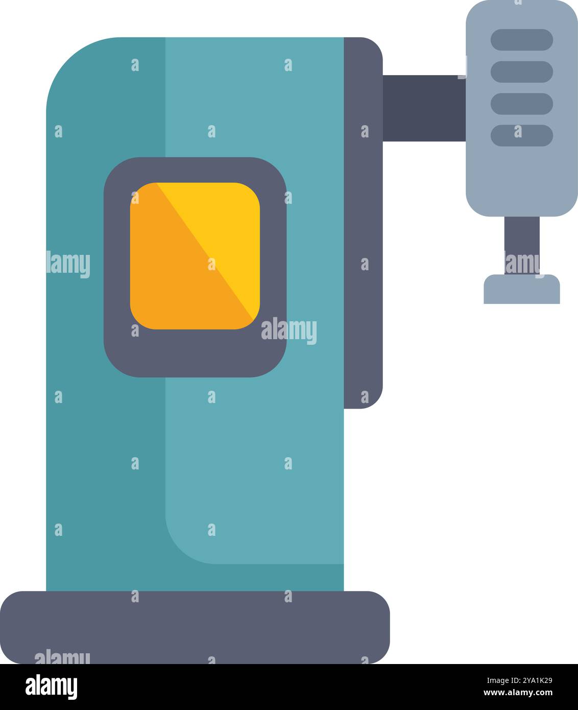 Icon of an industrial robot operating with its arm extended, likely ...