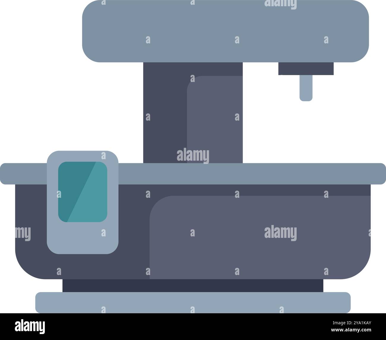 Medical scanner machine standing on the floor, providing accurate ...