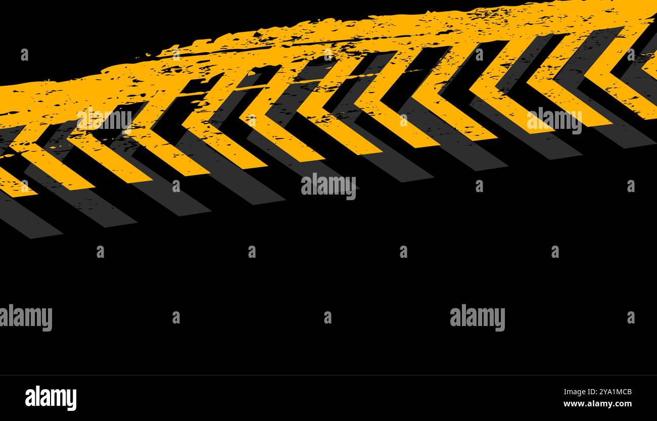 warning alert dark background in rusty style vector Stock Vector Image ...