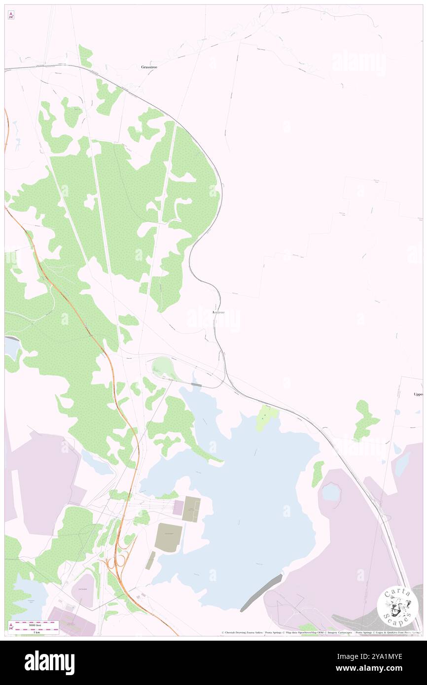 Muswellbrook map hi-res stock photography and images - Alamy