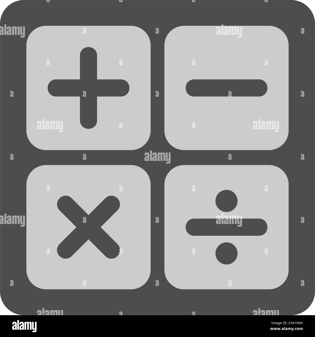 Mathematical signs icon. Mathematical signs button Stock Vector Image & Art - Alamy