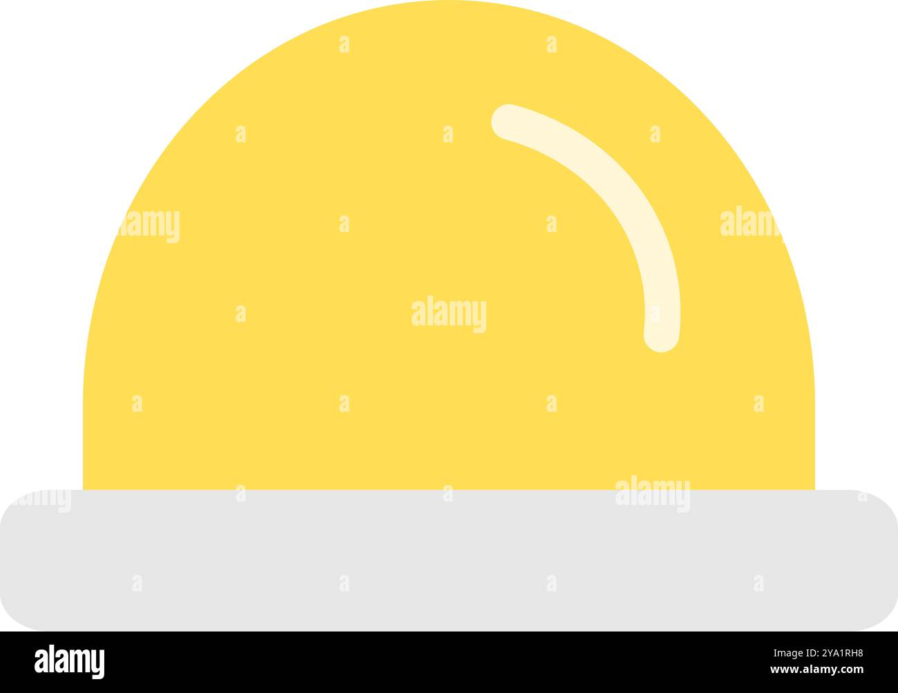 Yellow siren. Warning siren icon Stock Vector Image & Art - Alamy