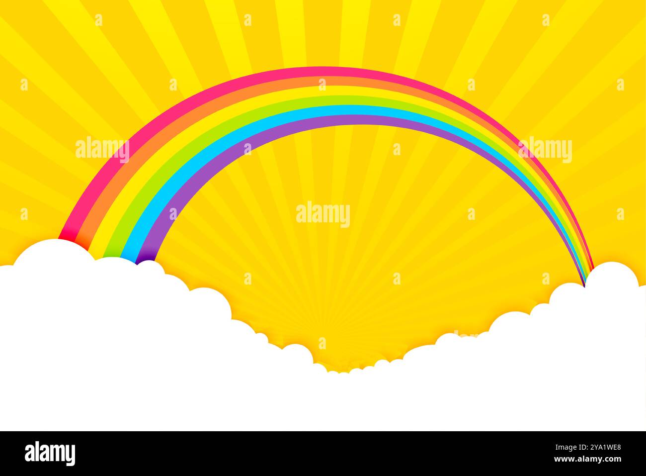 Light wavy rainbow colors Stock Vector Images - Alamy