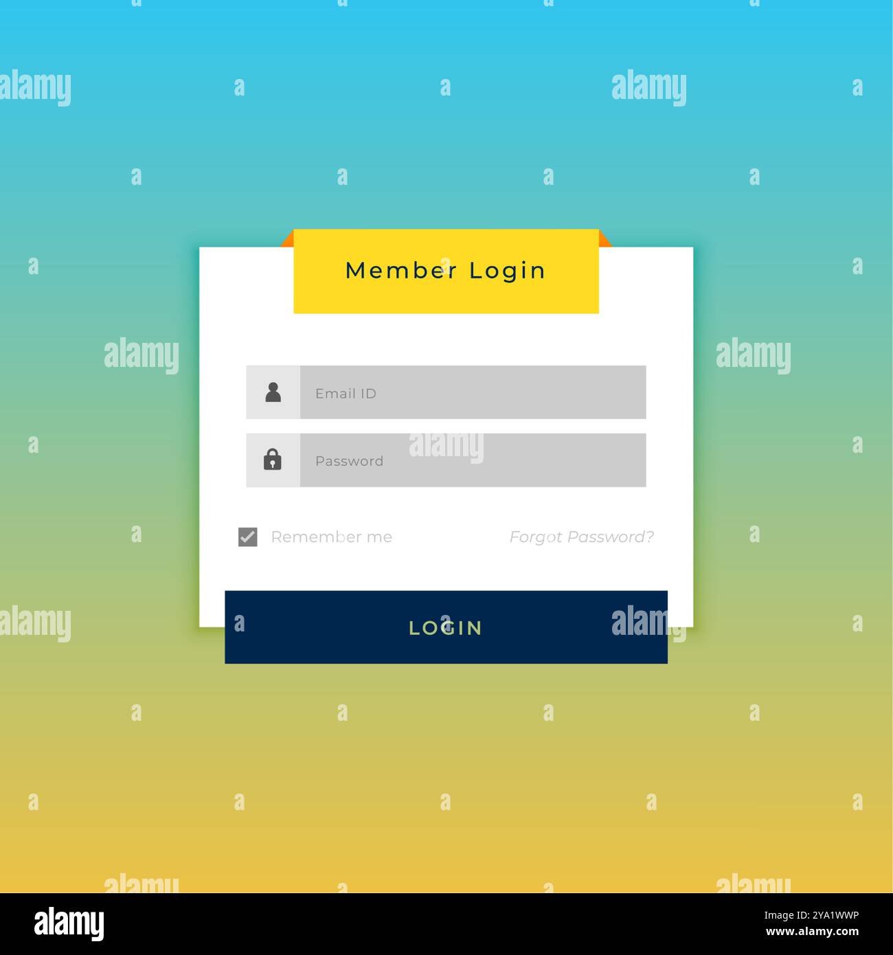 Profile form Stock Vector Images - Alamy