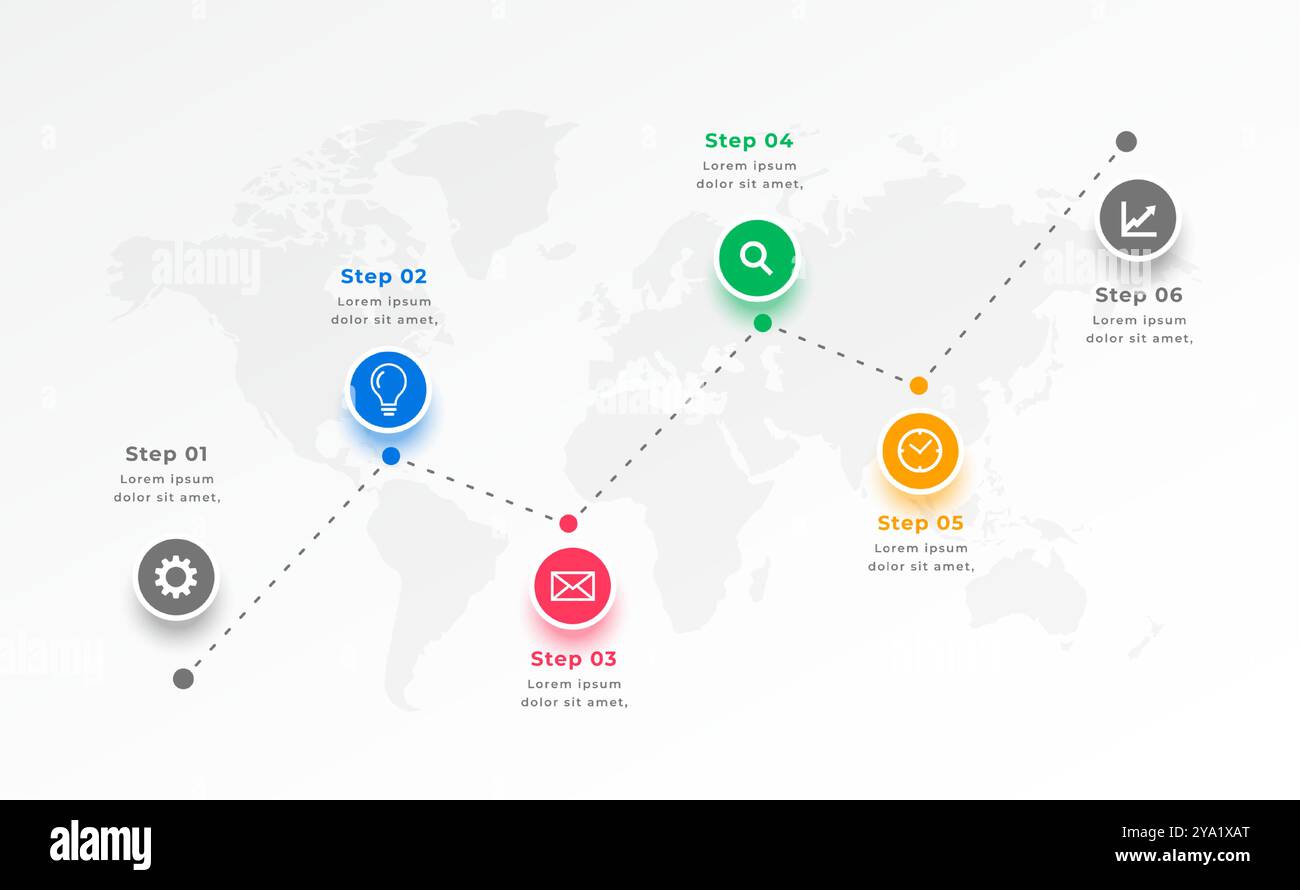 business milestone strategy path template a journey to growth vector Stock Vector Image & Art ...