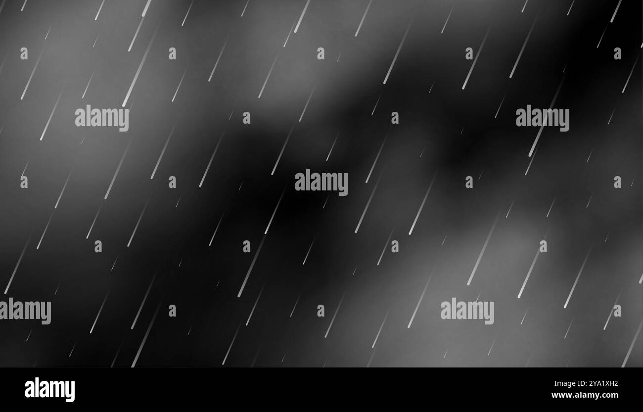 realistic and natural rain droplet background with cloudy effect vector ...