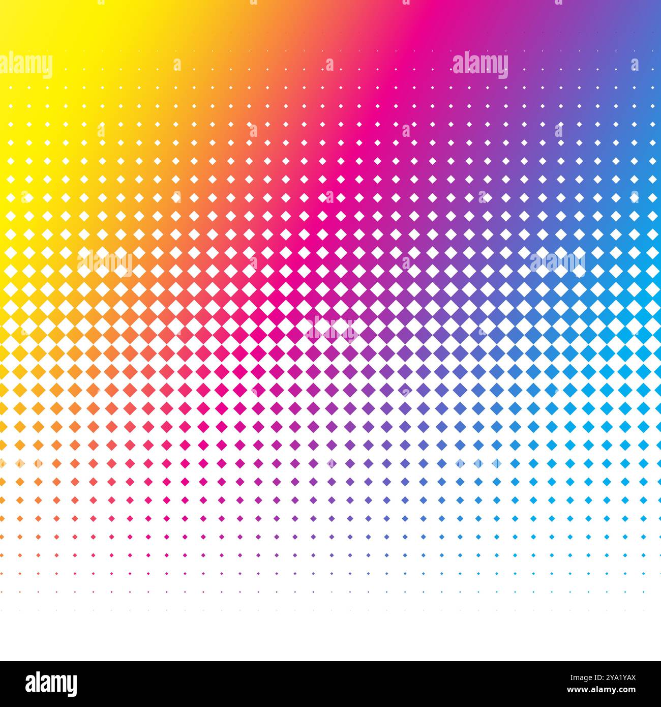 halftone style cmyk color dotted background design vector Stock Vector ...