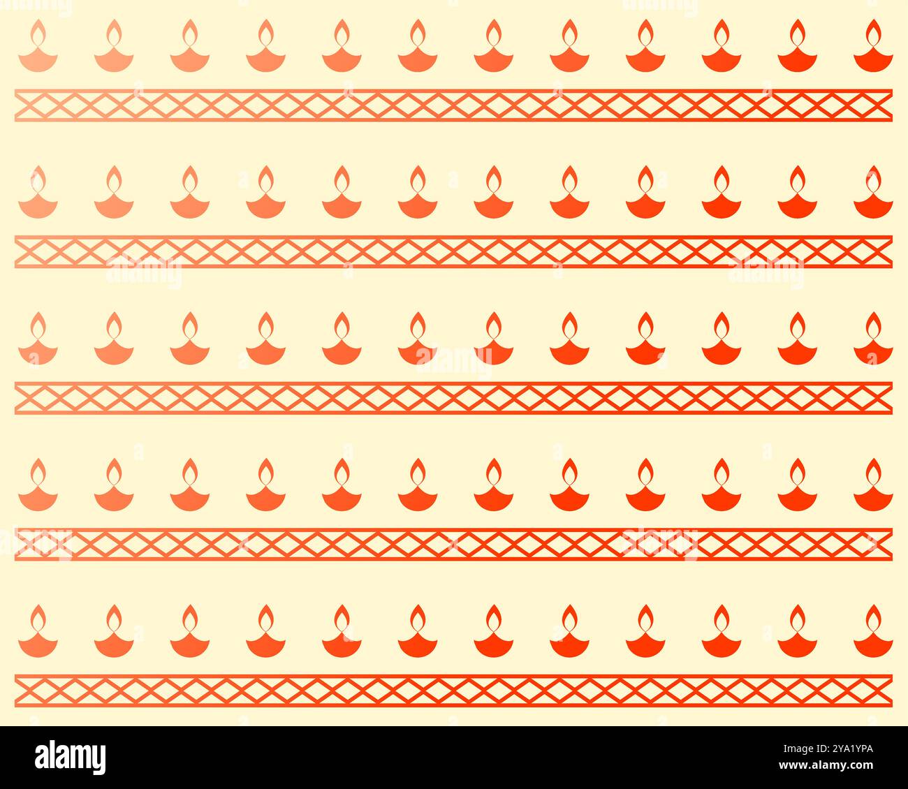 decorative ethnic diwali diya pattern backdrop design vector Stock ...