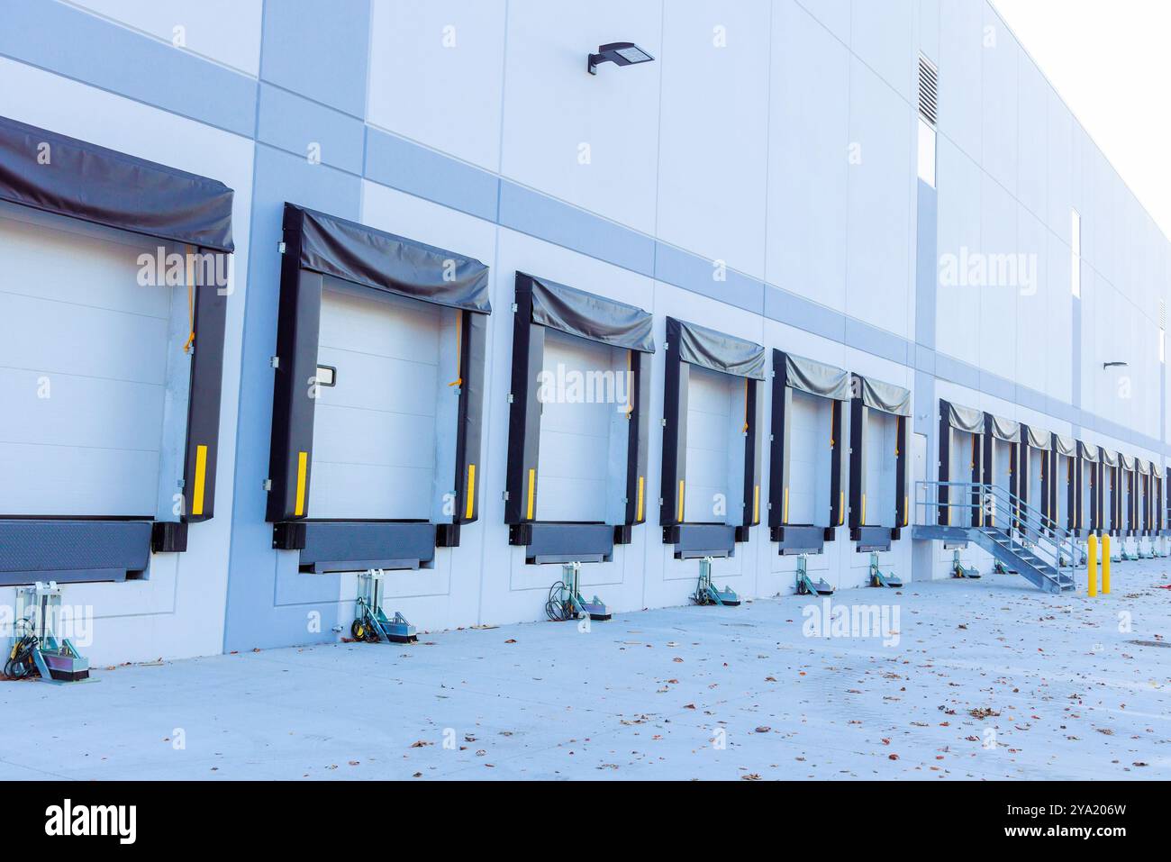 Sectional gates are used to facilitate loading, unloading of trucks at ...