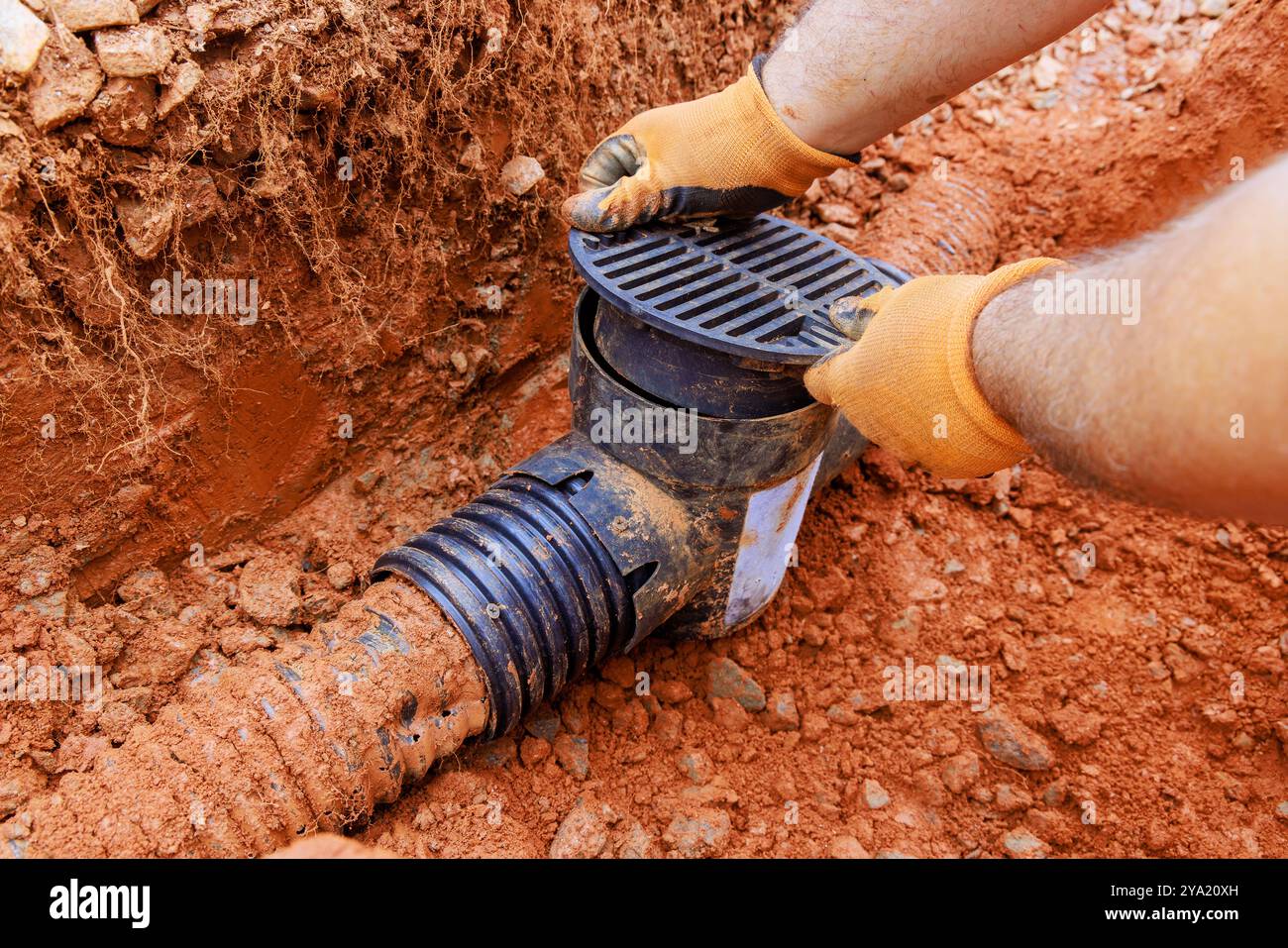 Drainage pipe failure hi-res stock photography and images - Alamy