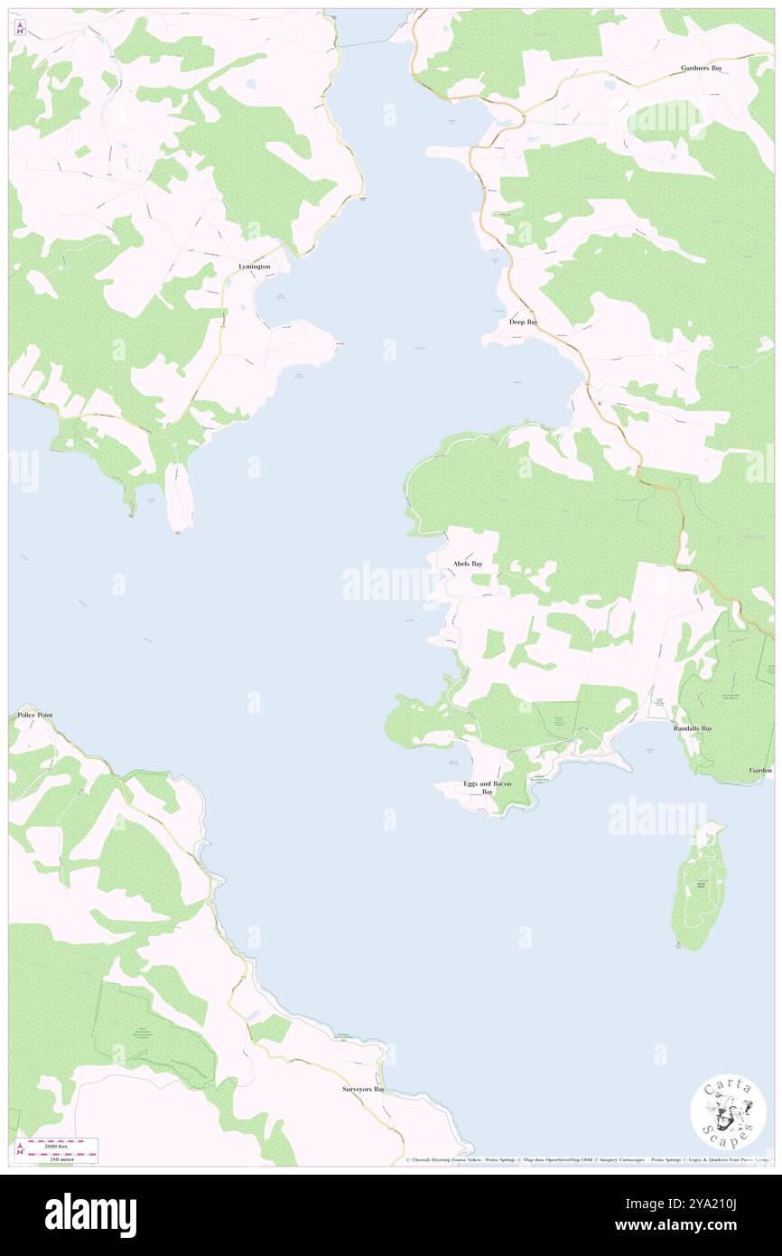Abels Bay, , AU, Australia, Tasmania, S 43 13' 47'', N 147 5' 24'', map ...
