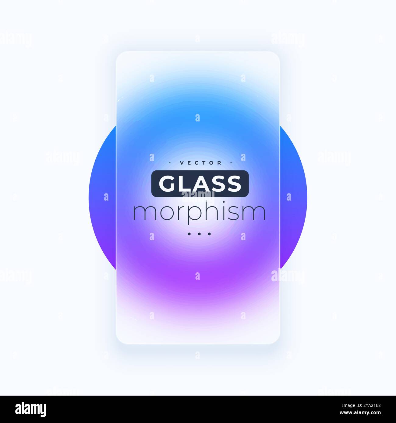 Glassmorphism vector vectors hi-res stock photography and images - Alamy