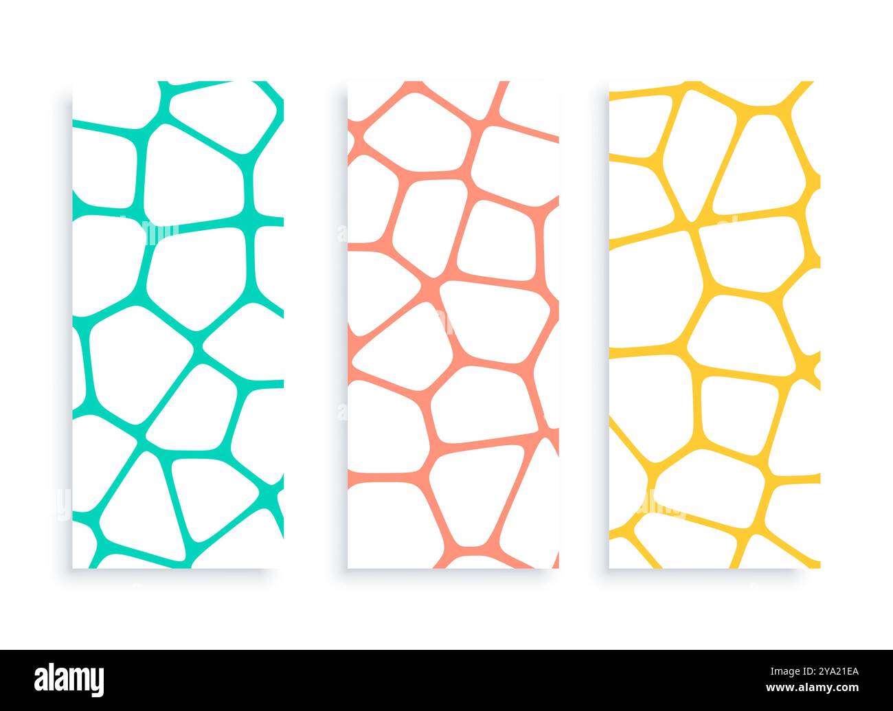 voronoi pattern grid lines mesh pattern poster in collection vector ...