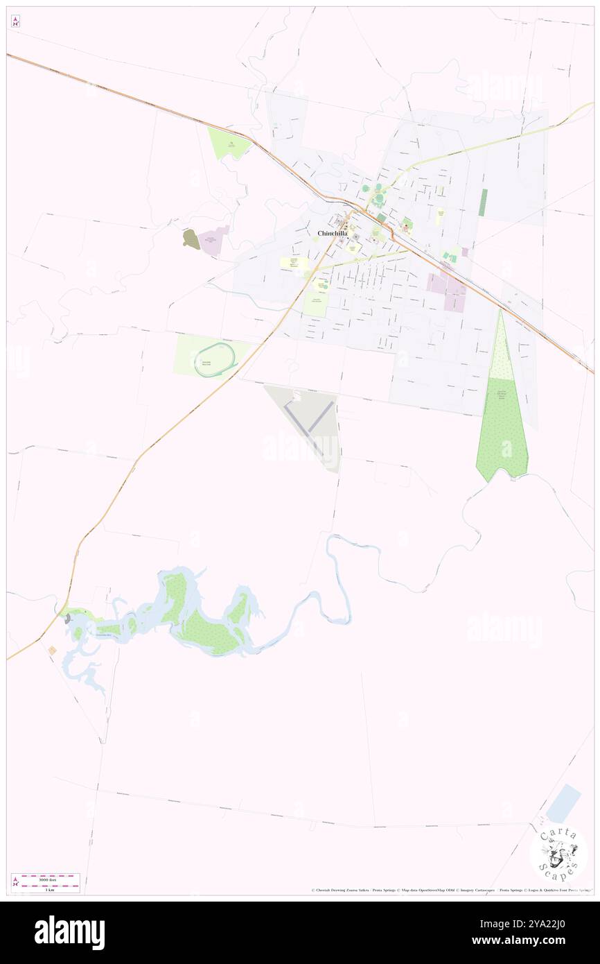 Chinchilla Airport, Western Downs, AU, Australia, Queensland, S 26 46 ...
