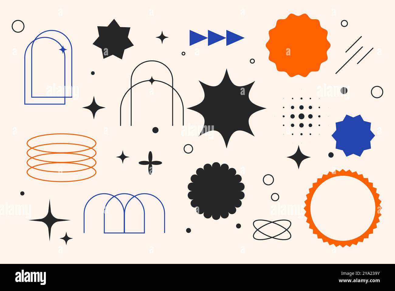 Geometric primitive shapes collection Stock Vector Images - Alamy