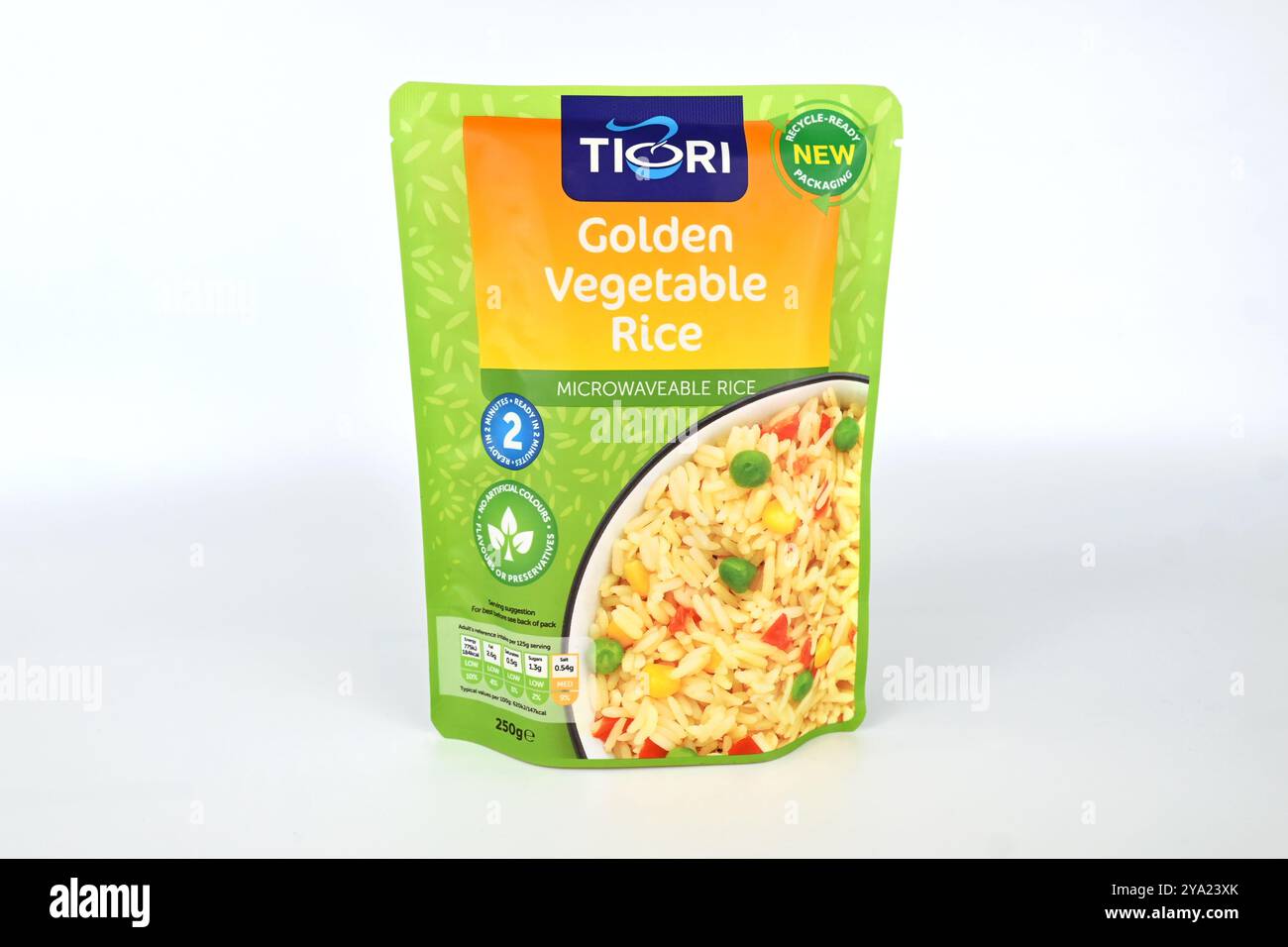 Golden vegetable microwave rice hi-res stock photography and images - Alamy