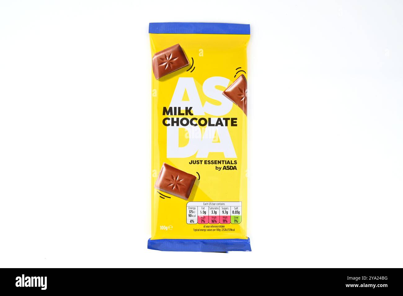JUST ESSENTIALS by ASDA Milk Chocolate Sharing Bar – Wales, UK – 09 ...