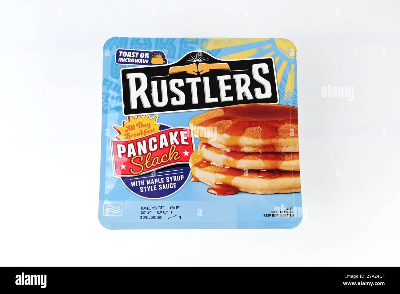 Rustlers All Day Breakfast Pancake Stack – Wales, UK – 09 October 2024 ...