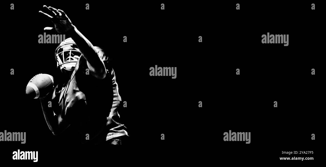 Professional football player national Black and White Stock Photos ...