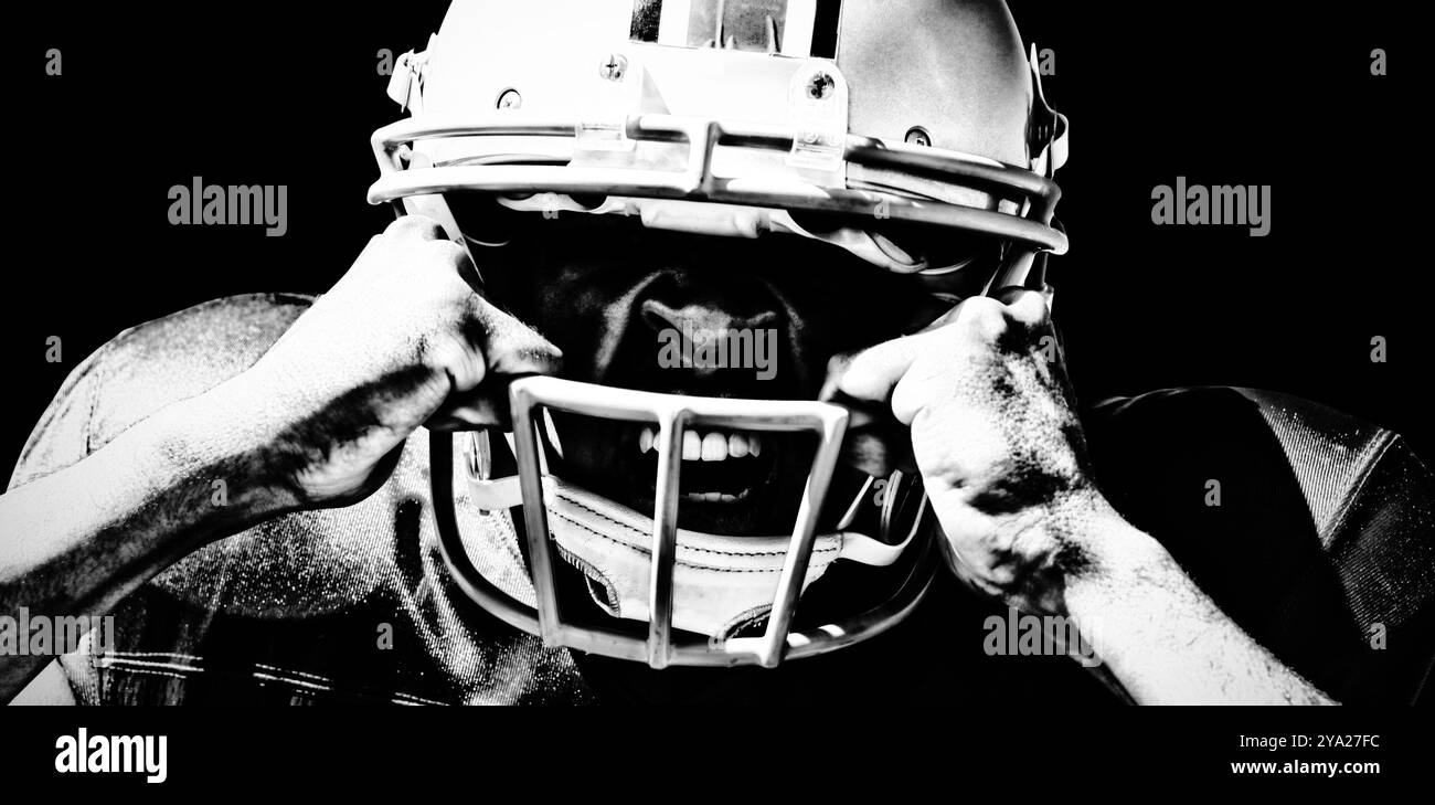 Football tournament league game Black and White Stock Photos & Images ...