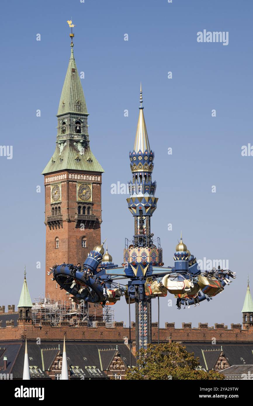 Ride, Tivoli Amusement and Recreation Park and City Hall Tower ...