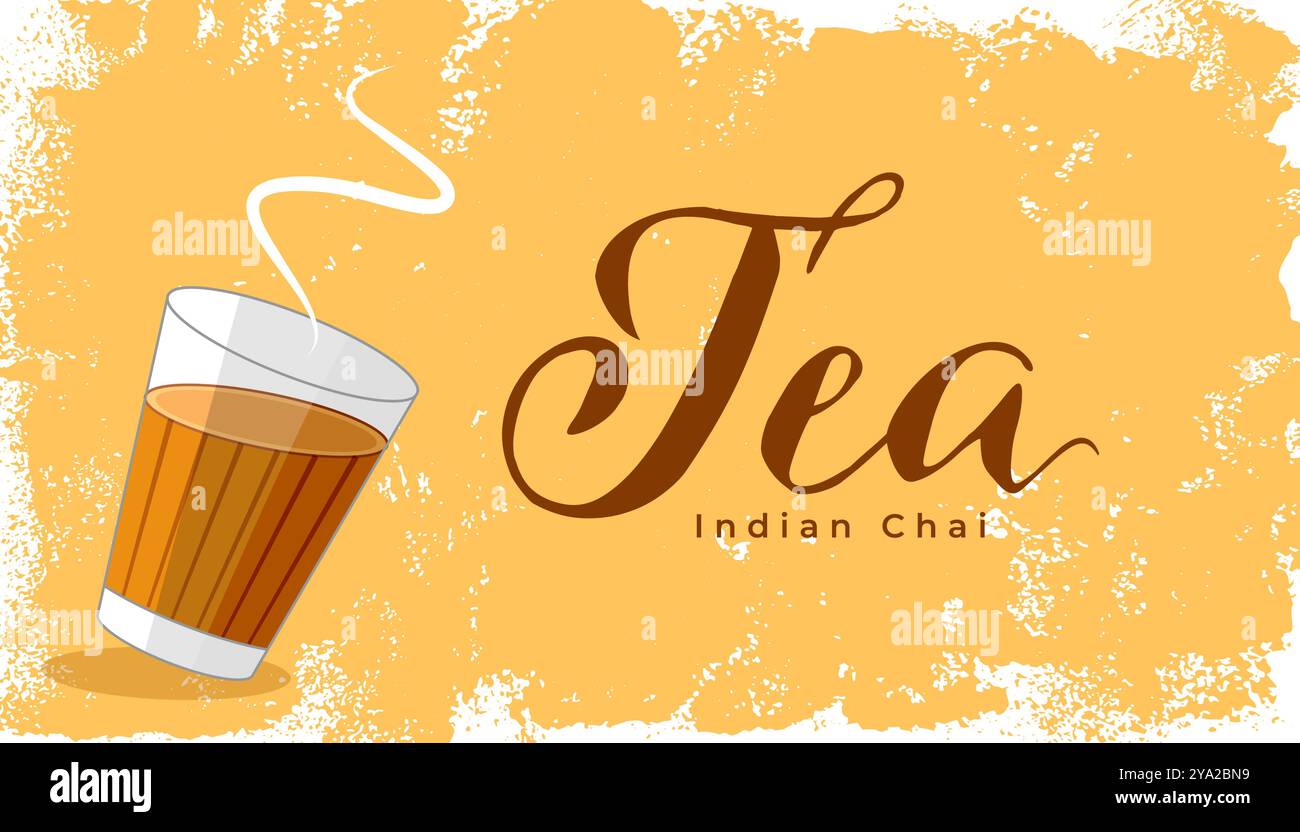 Indian tea poster hi-res stock photography and images - Alamy