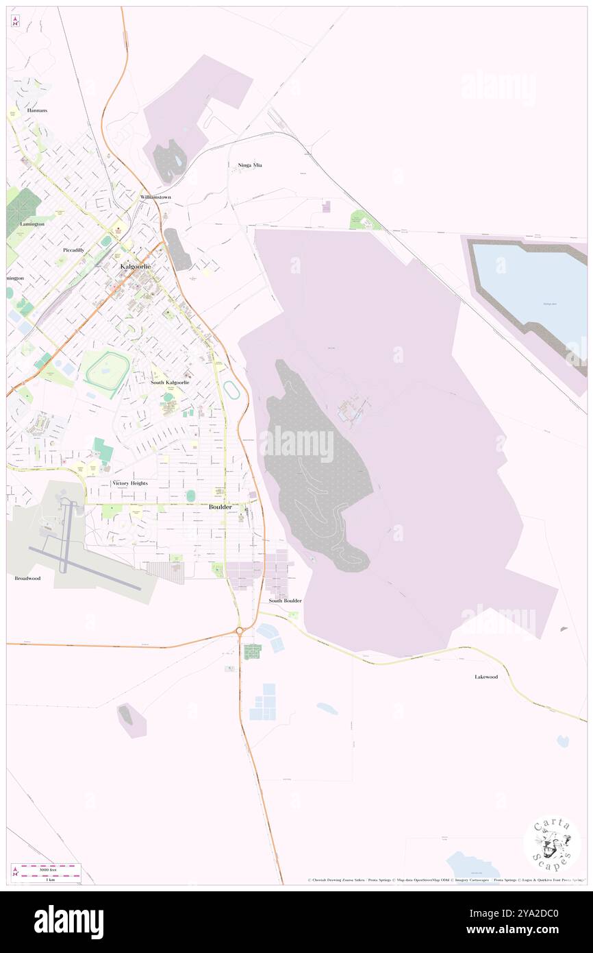 Kalgurlie Mine, Kalgoorlie/Boulder, AU, Australia, Western Australia, S ...