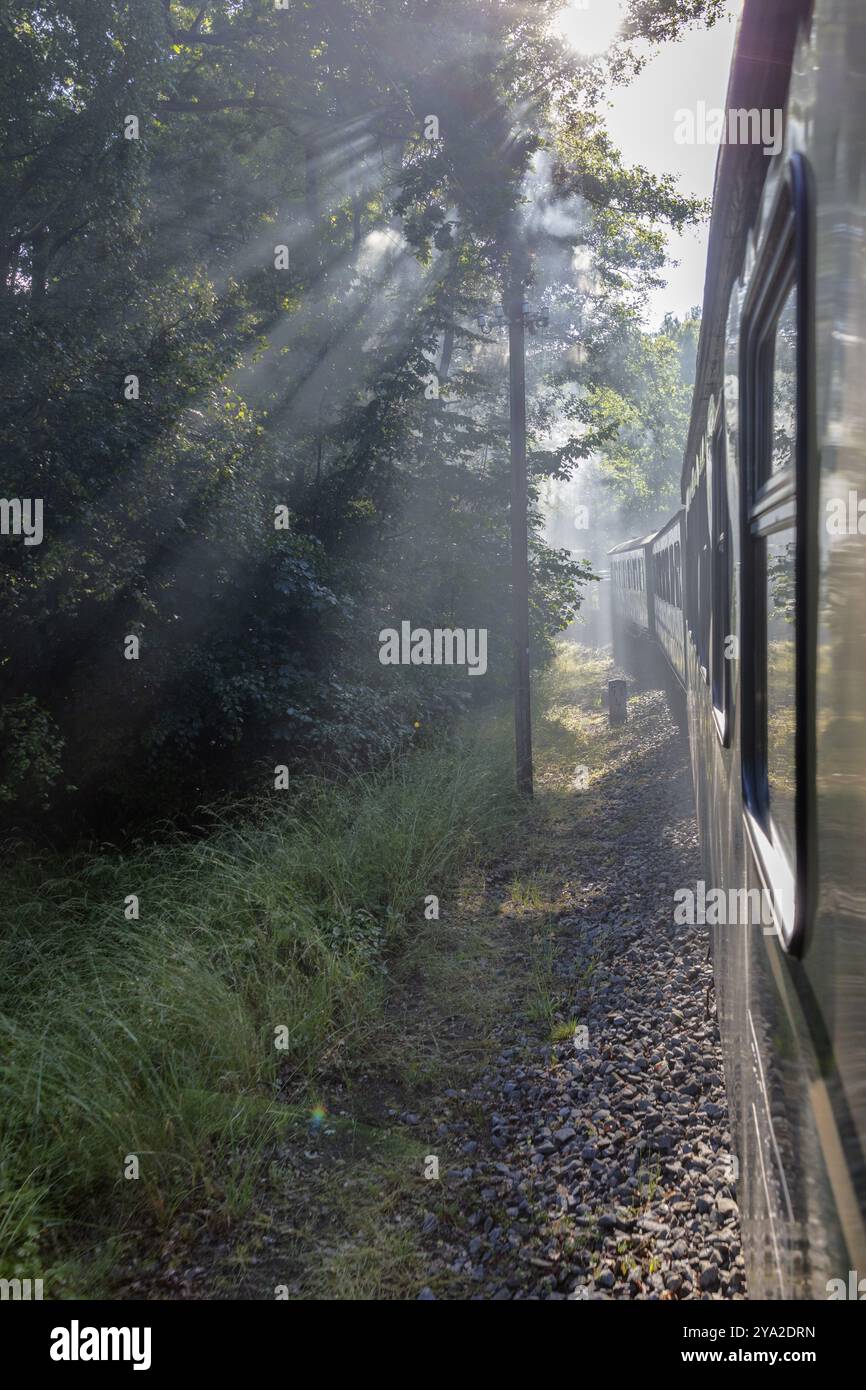 Empty train tracks through northern hi-res stock photography and images - Alamy
