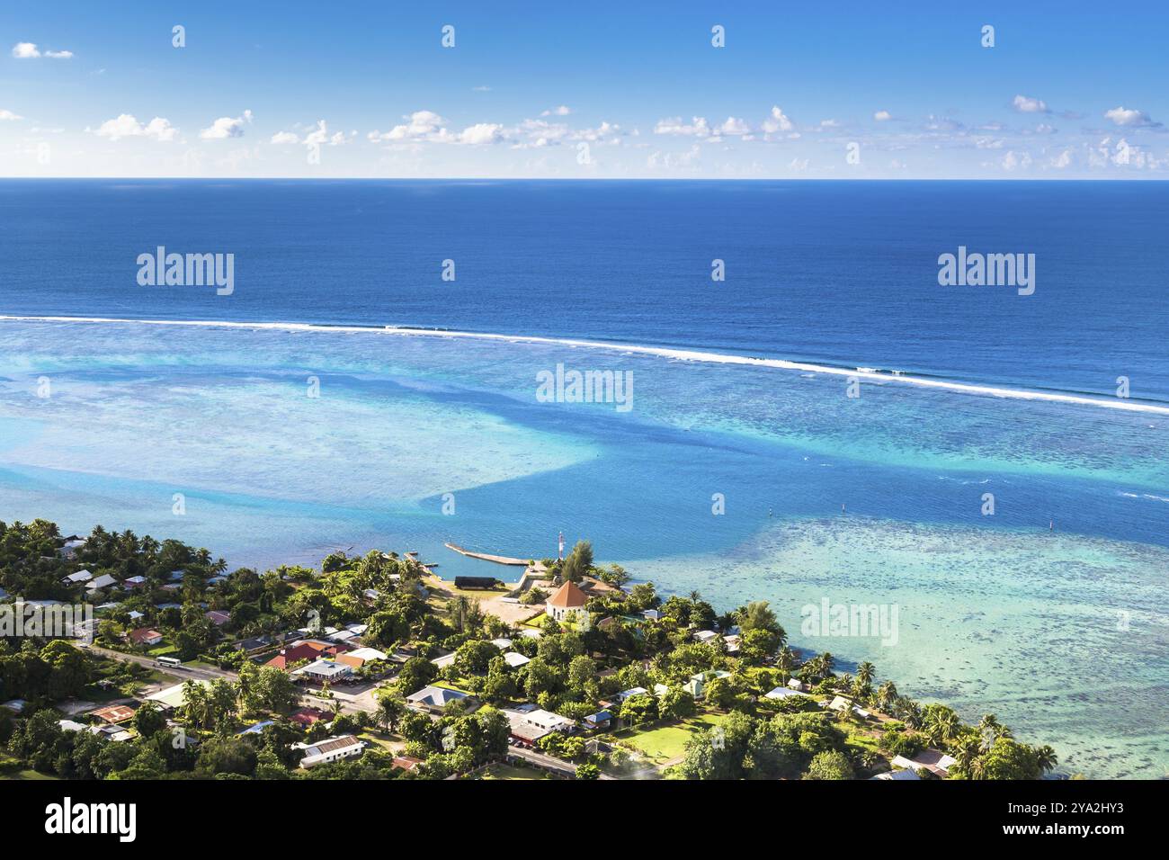 Moorea Island in the French Polynesia Stock Photo - Alamy