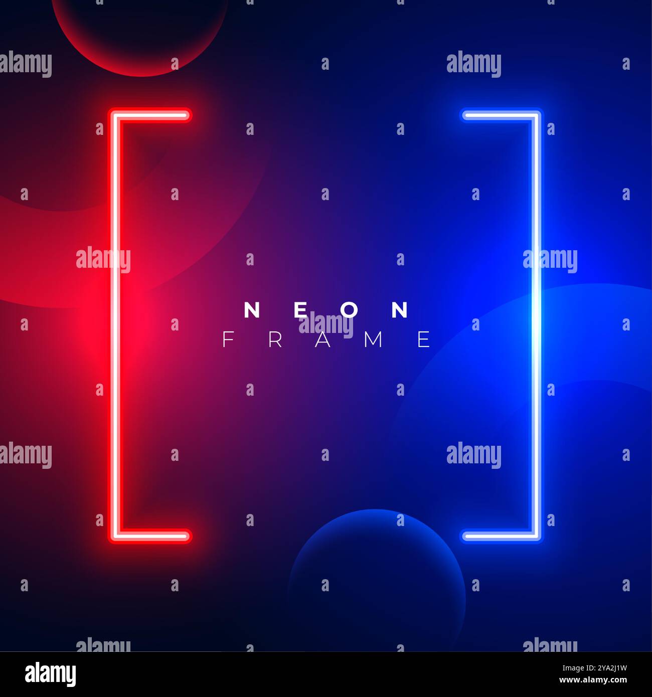 trendy red and blue glowing lines with text space vector Stock Vector ...