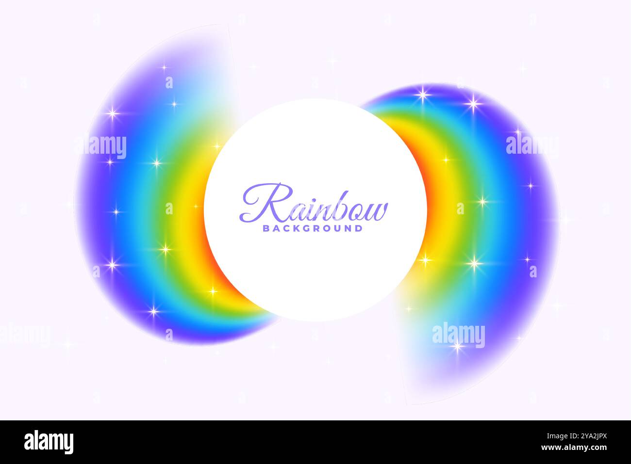 eye catching rainbow vibrant background with sparkle effect vector ...