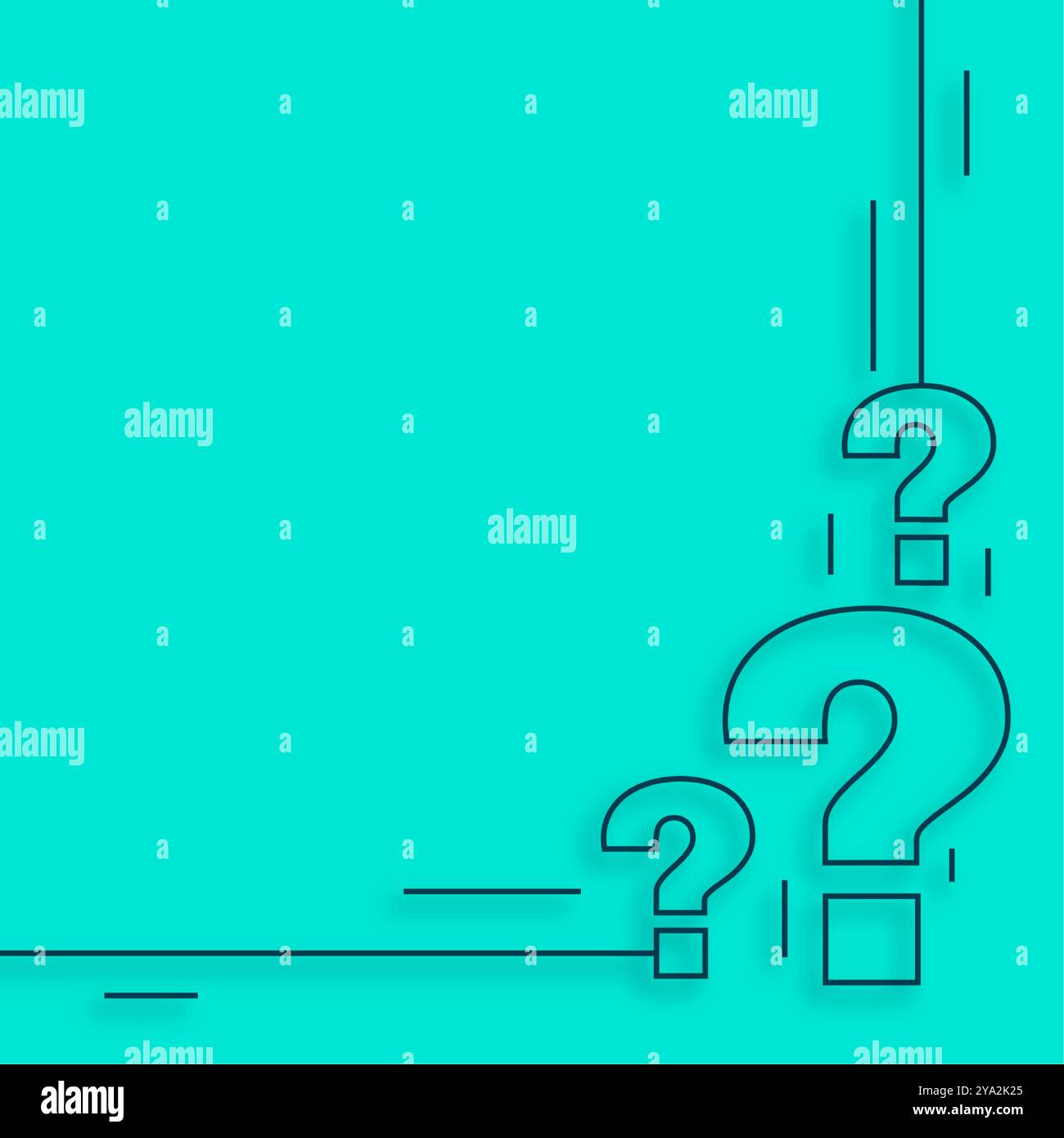 web help and support question mark sign template in line style vector ...