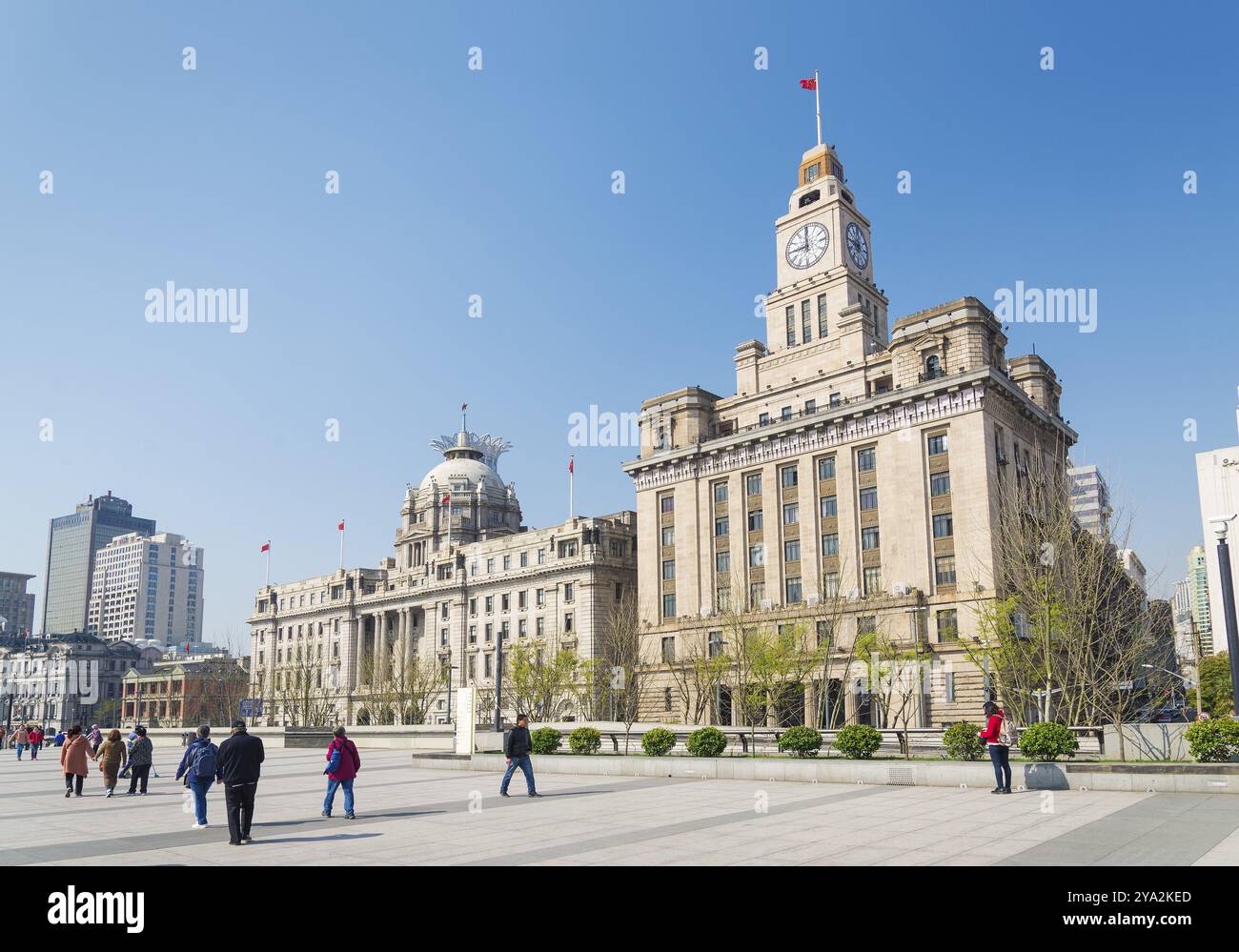 The bund in shanghai riverside china Stock Photo - Alamy