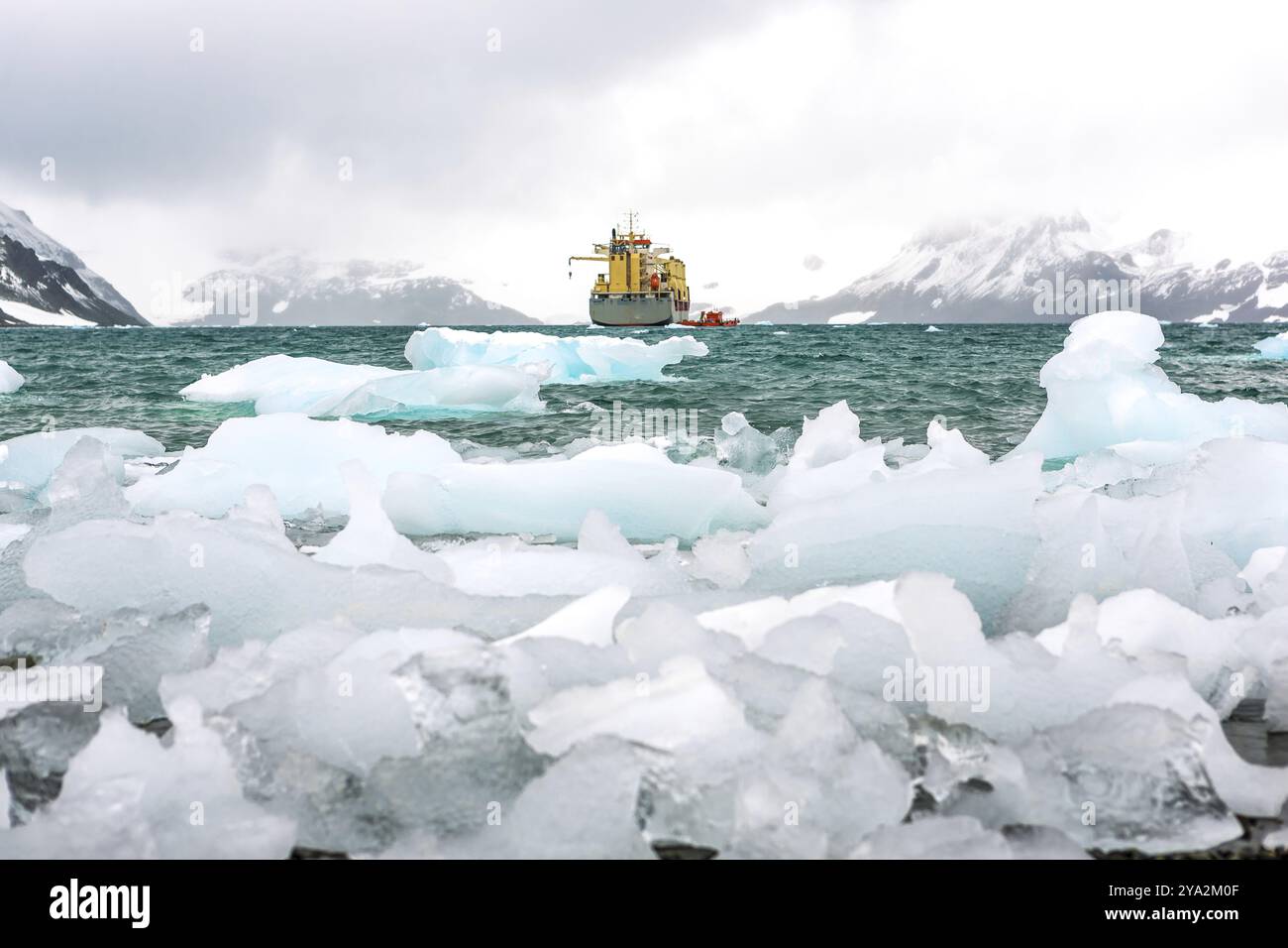 Beautiful landscape and scenery in Antarctica. Freezing Stock Photo - Alamy