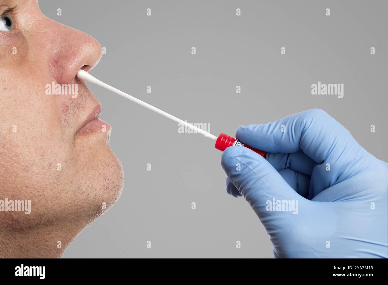 DNA test tubes and cotton swabs, wipe test Stock Photo - Alamy