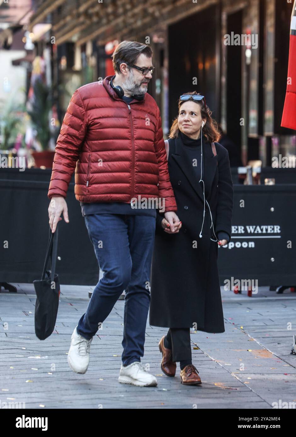 London, UK. 11th Oct, 2024. Richard Osman and Ingrid Oliver seen at the ...