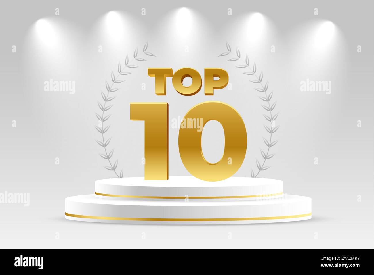 top 10 victory background with 3d podium platform and spot light effect ...