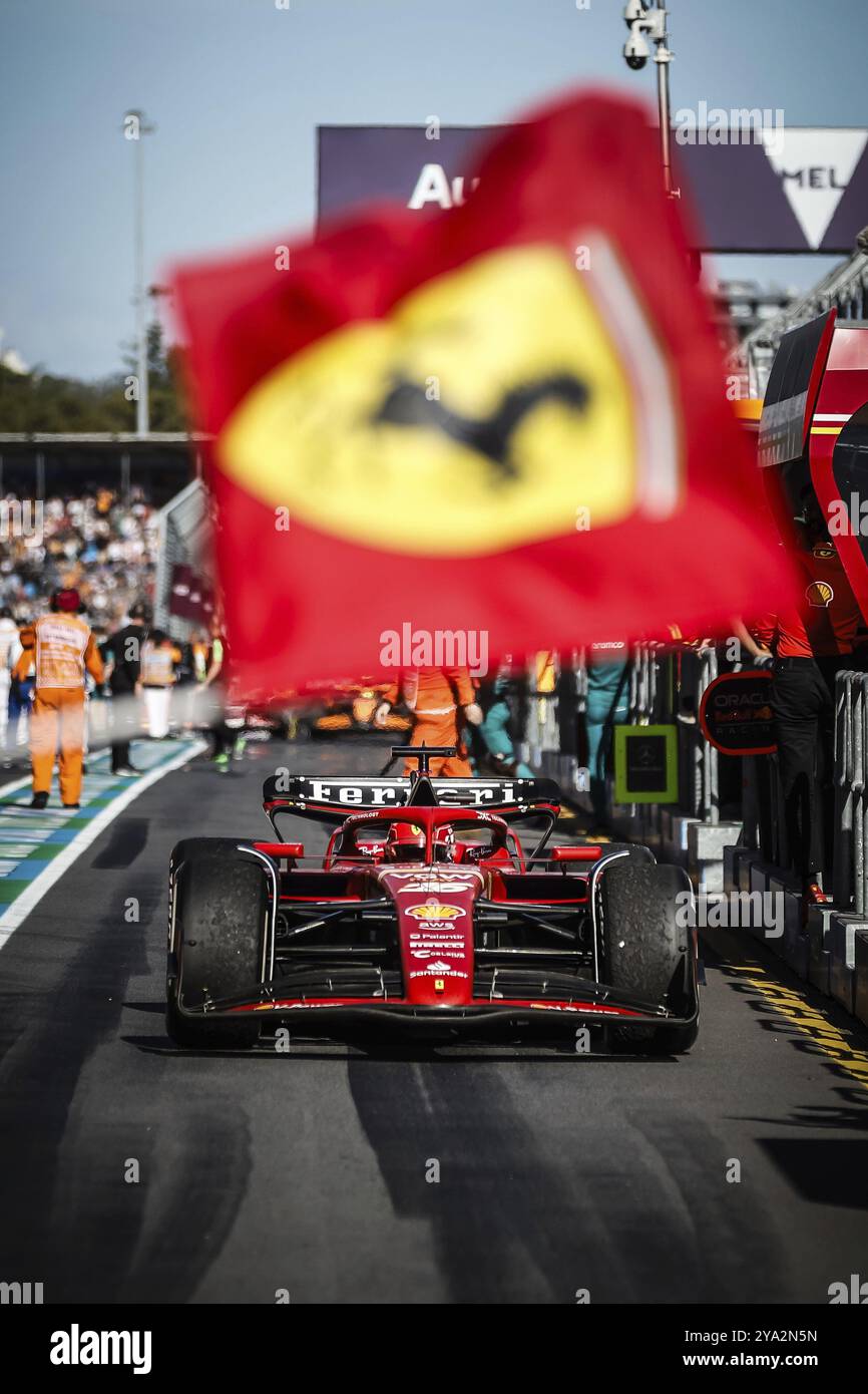 MELBOURNE, AUSTRALIA, MARCH 24: Charles LeClerc of Monaco and Scuderia ...