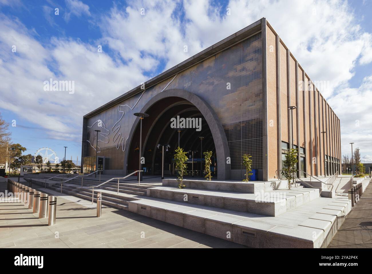 MELBOURNE, AUSTRALIA, AUGUST 18: Arden Station built as part of the ...