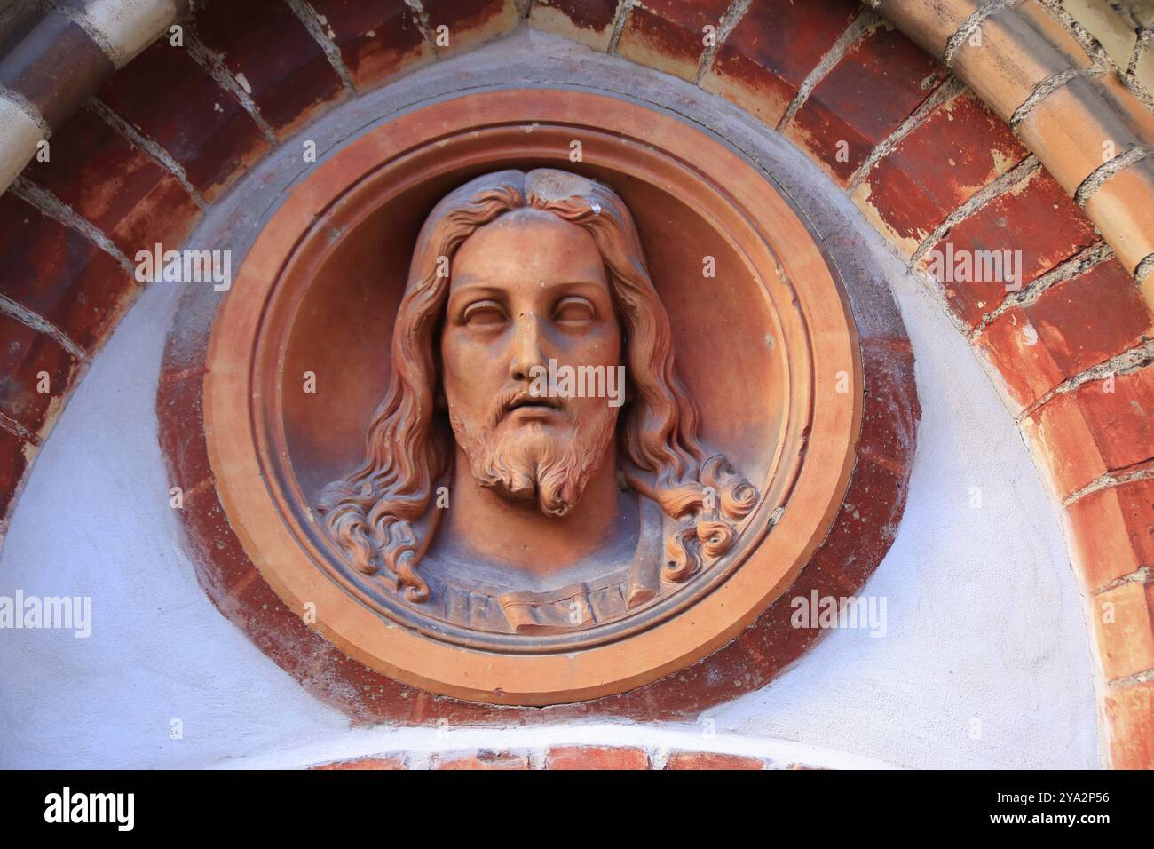 Decorative relief depicting church hi-res stock photography and images ...